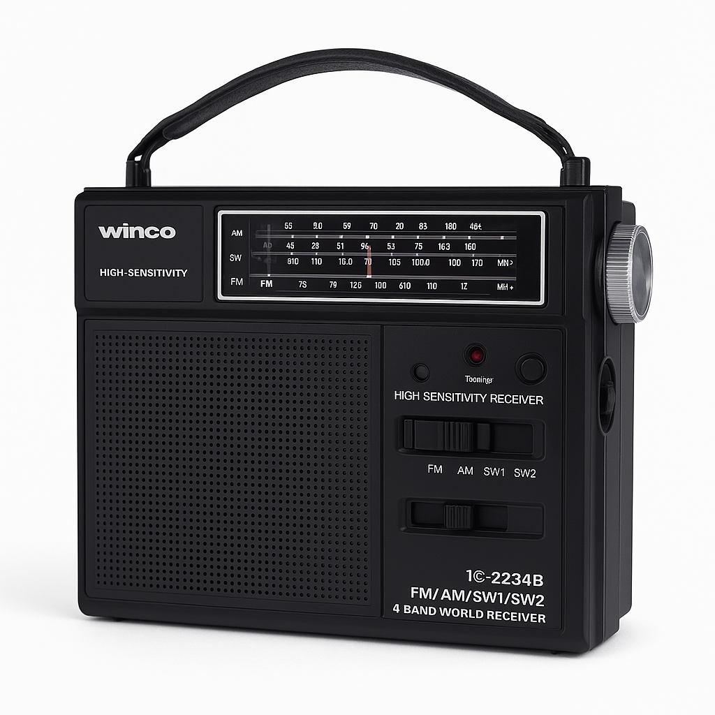 Radio Portatil Winco FM - W-2004 - GERMAN